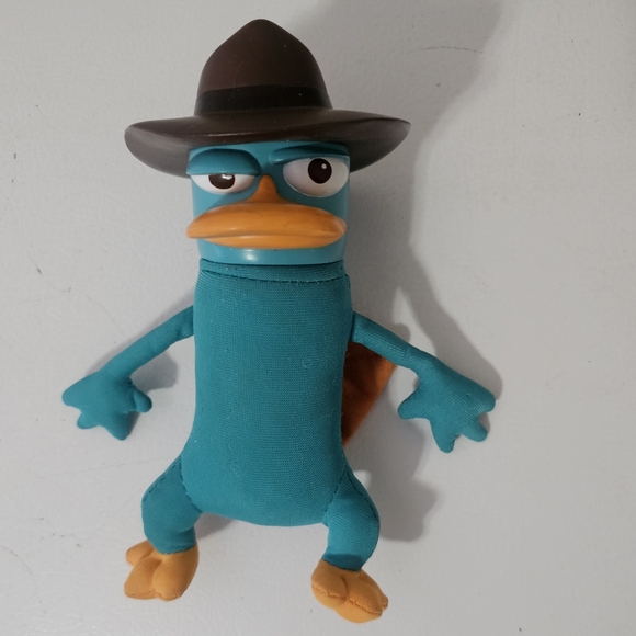 Disney | Toys | Disney Phineas Ferb Toy Perry Platypus 8 Figure Hard ...